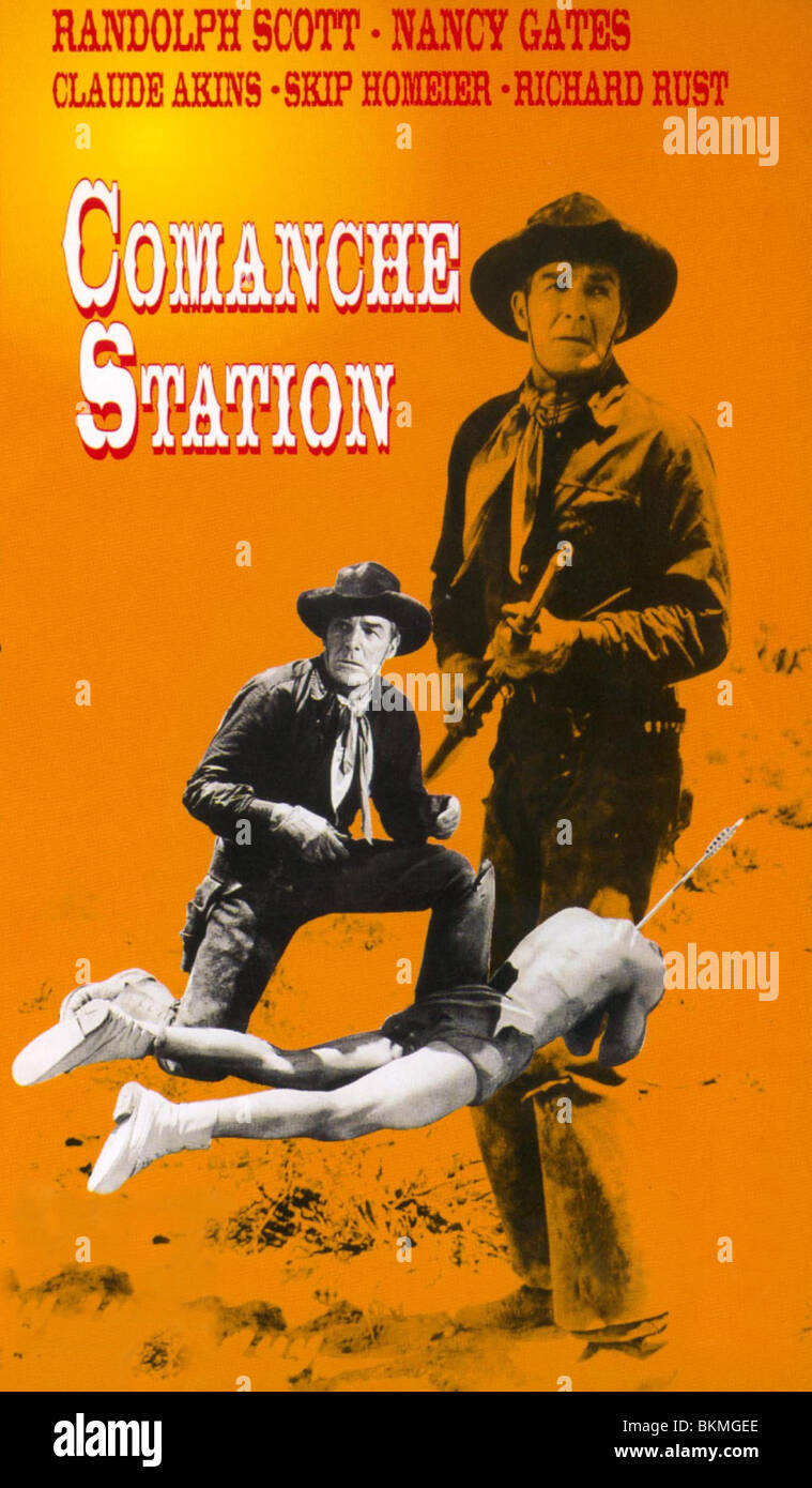 COMANCHE STATION -1960 POSTER Stock Photo - Alamy