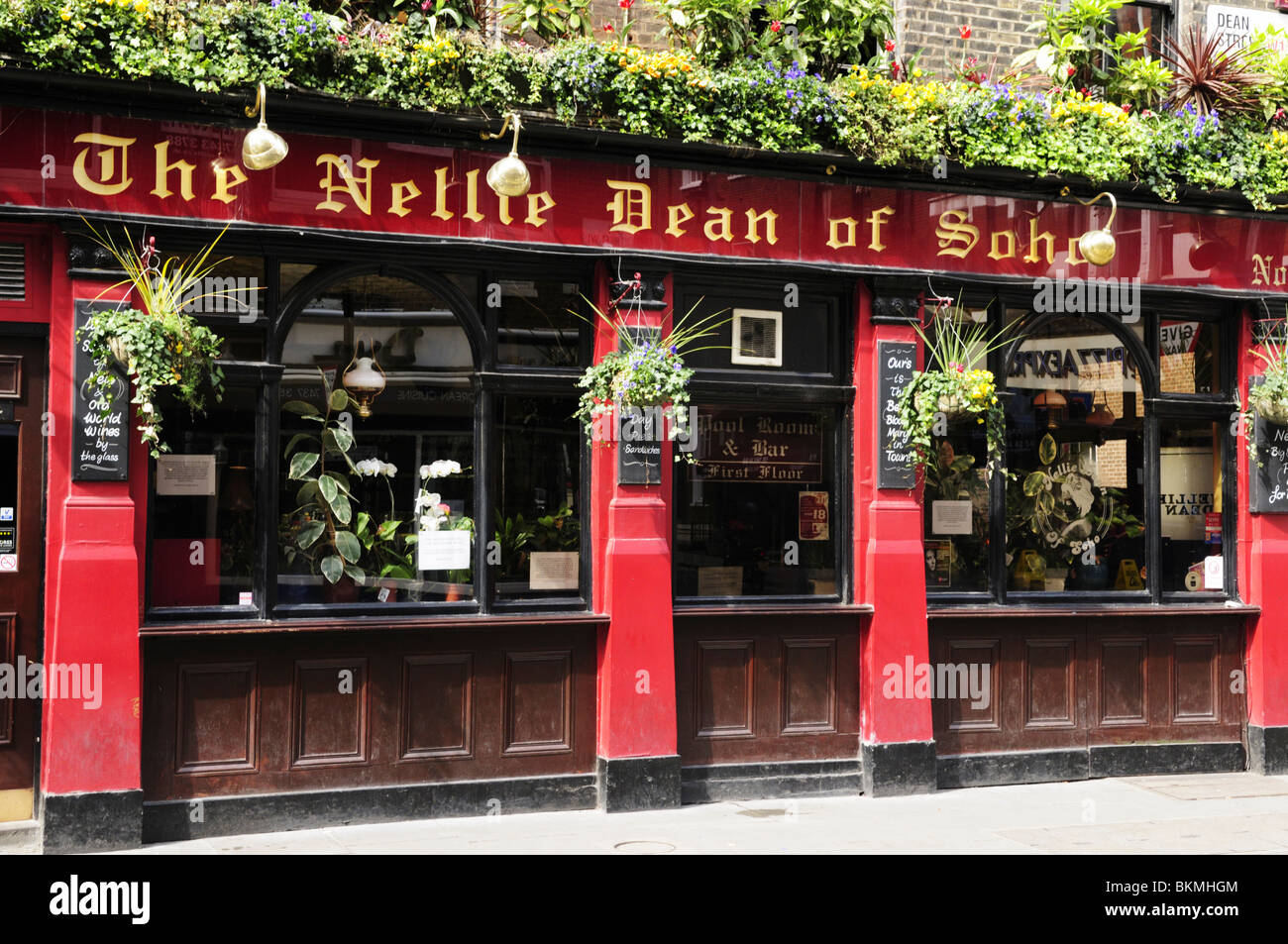The Nellie Dean of Soho Pub in Dean Street, Soho, London, England, UK ...