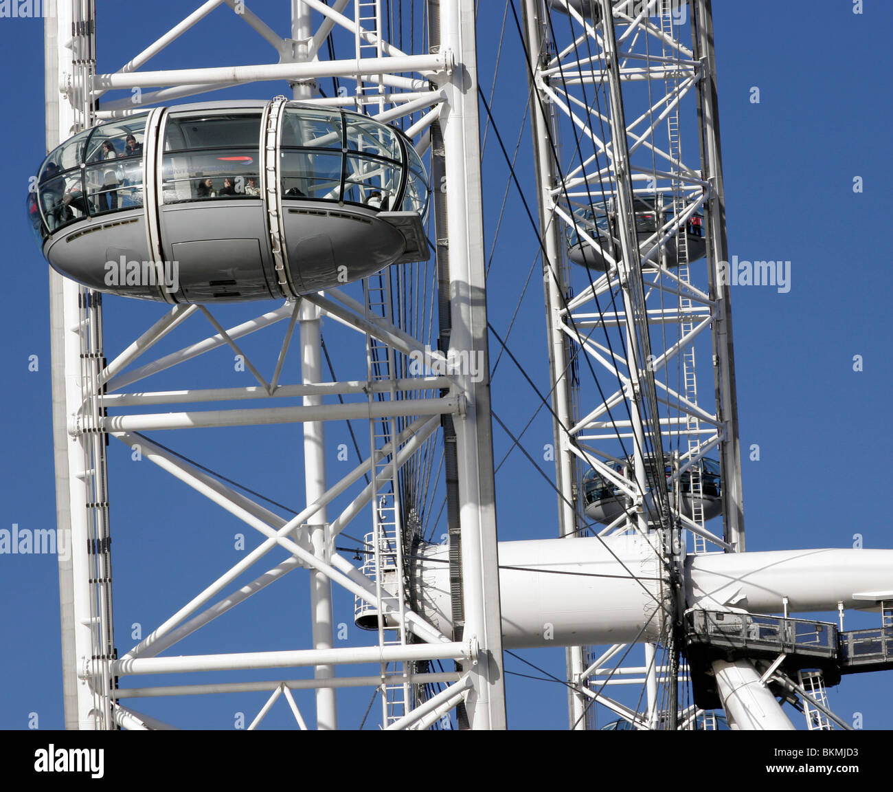 Pod on the London Eye ferris wheel Stock Photo - Alamy