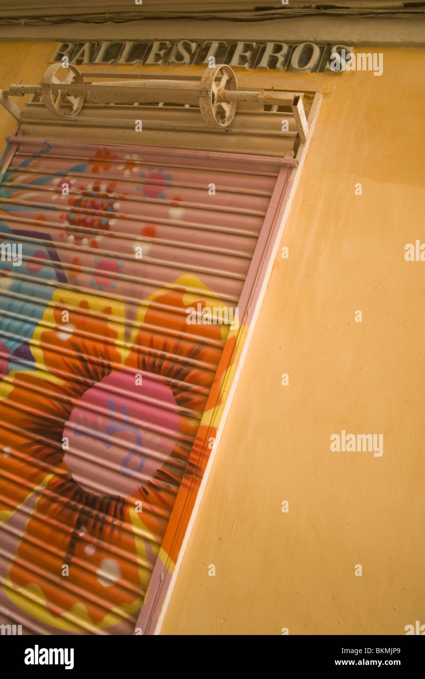 Graffiti on a window hi-res stock photography and images - Alamy