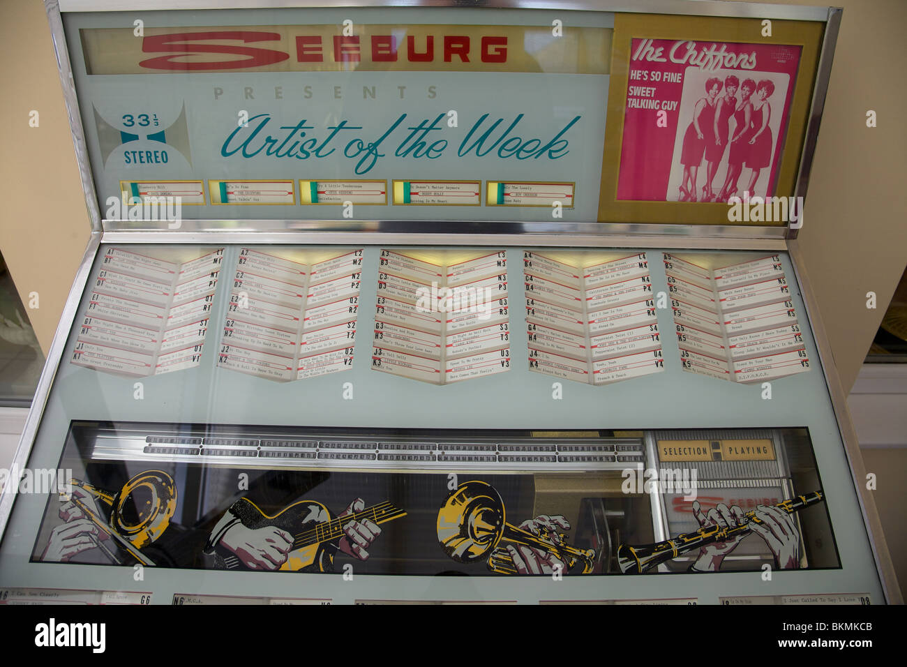 A 1961 Seeburg jukebox Stock Photo - Alamy