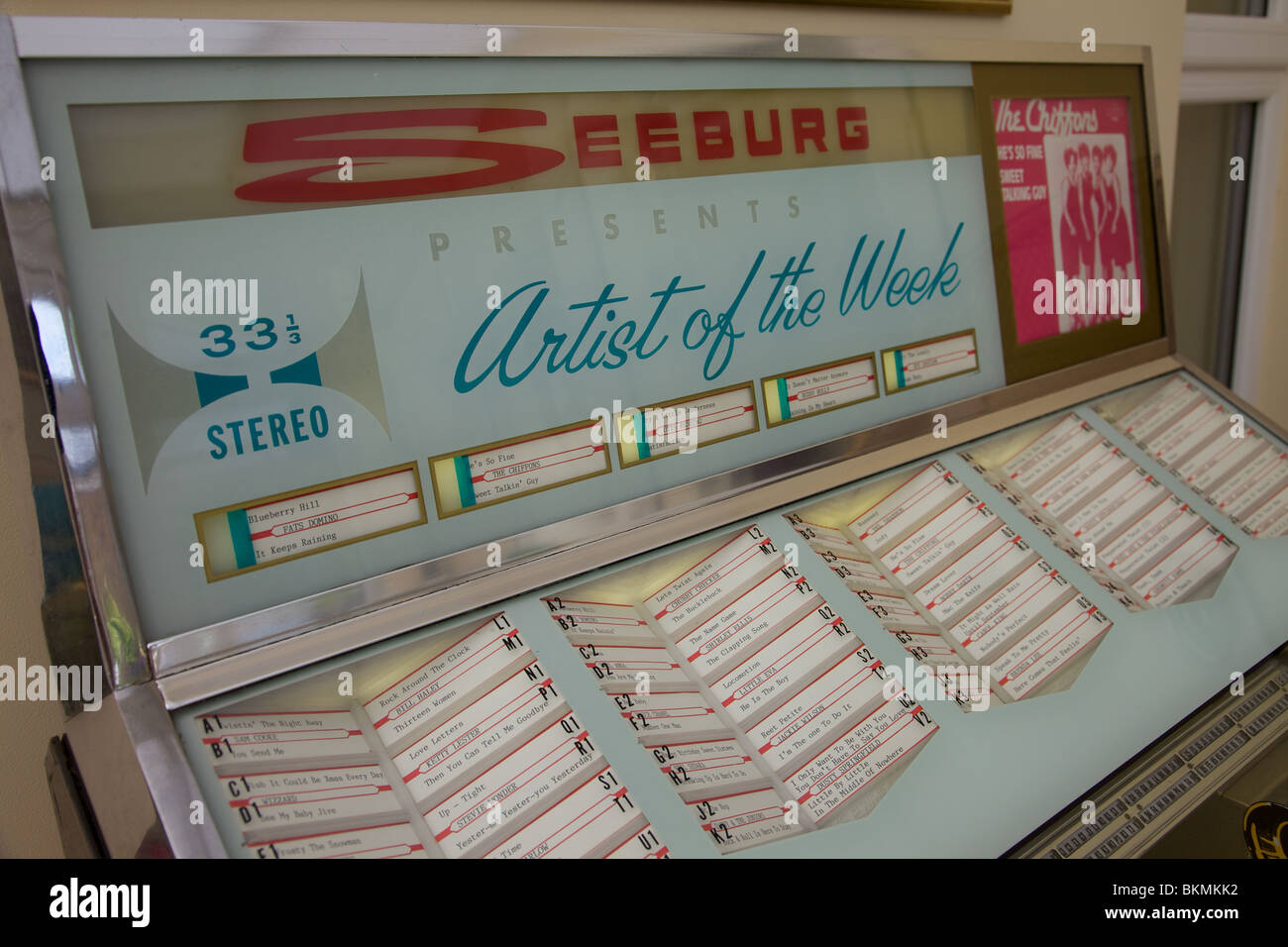 A 1961 Seeburg jukebox Stock Photo - Alamy