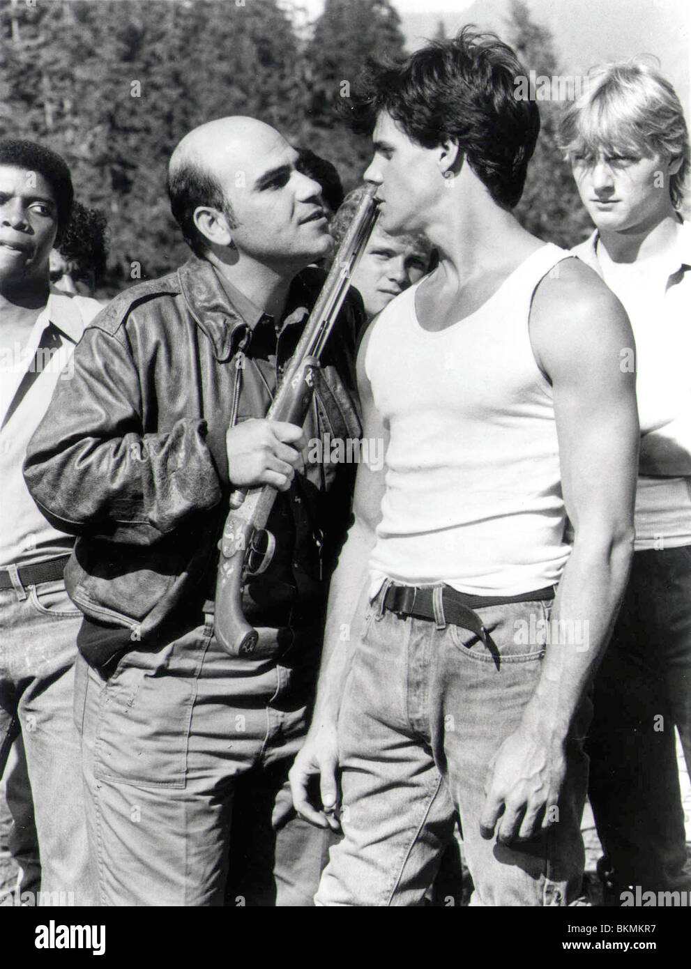 FIRE WITH FIRE (1986) JON POLITO, CRAIG SHEFFER FWHF 006 P Stock Photo ...