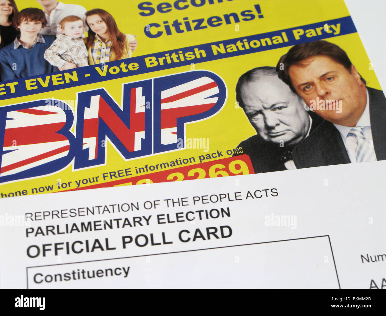 British national party leaflet hi-res stock photography and images - Alamy