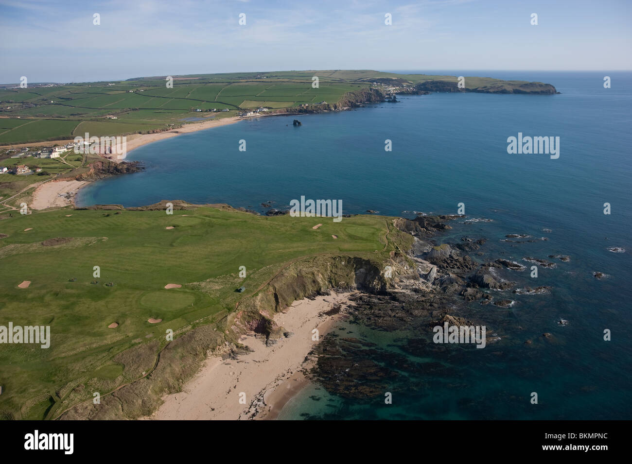 Burgh Island a small island off the South Devon Coast line. Devon. UK ...