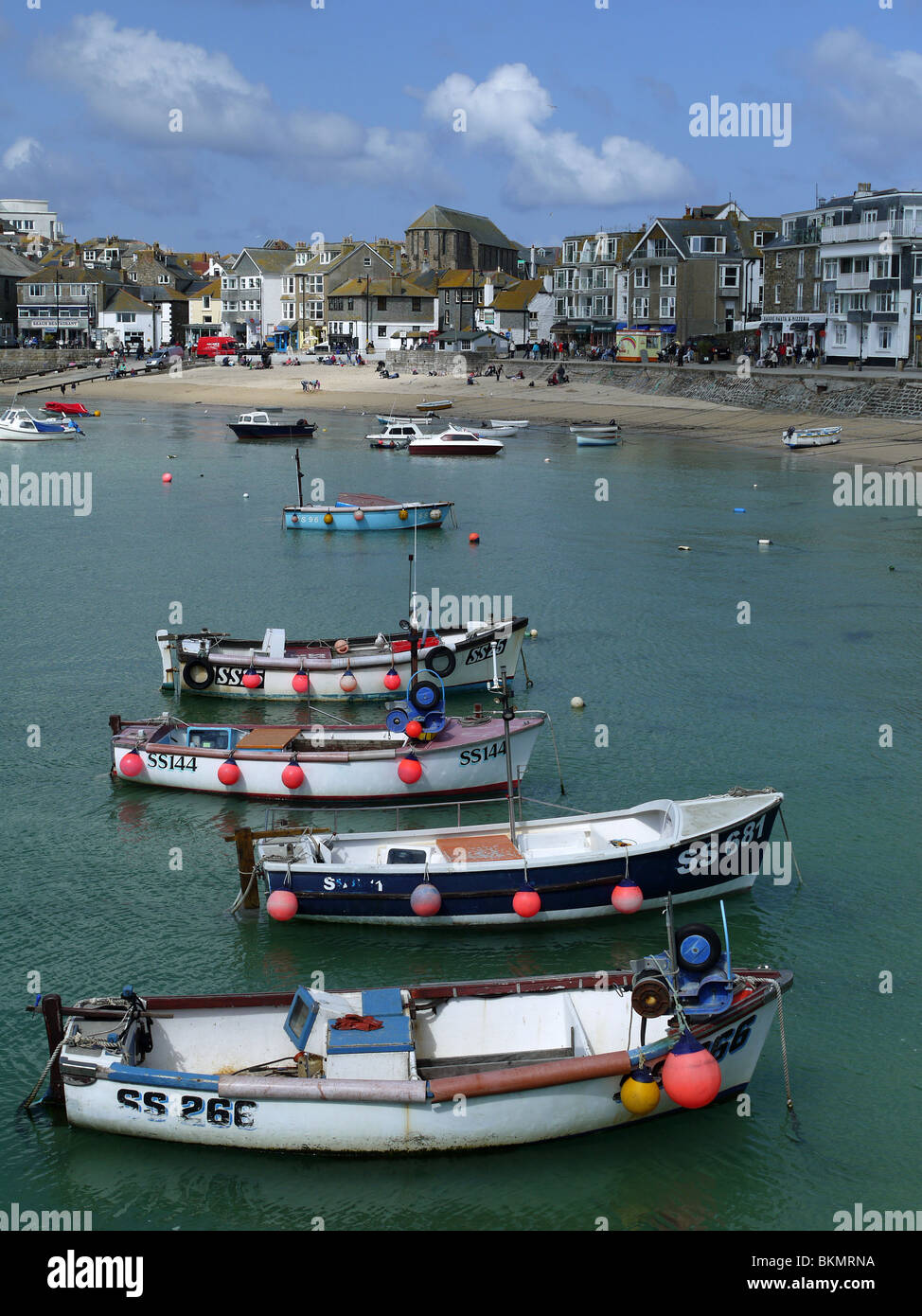 St. Ives Cornwall summer Stock Photo - Alamy
