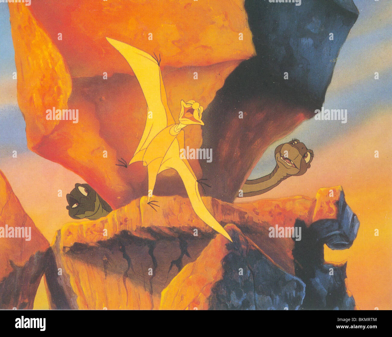 THE LAND BEFORE TIME (1988) ANIMATION LBT 008FOH Stock Photo - Alamy