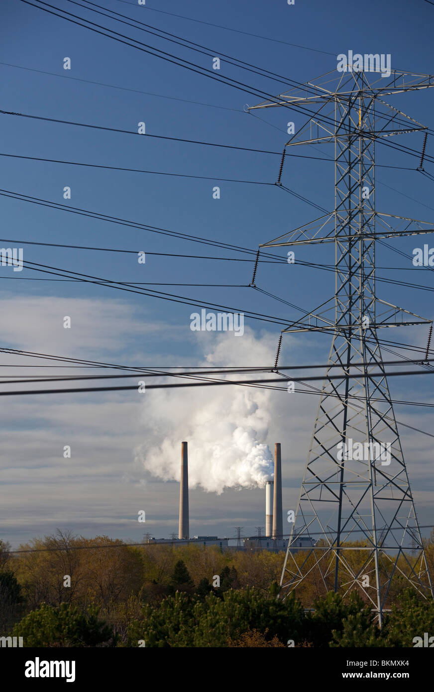 Monroe michigan power plant hi-res stock photography and images - Alamy