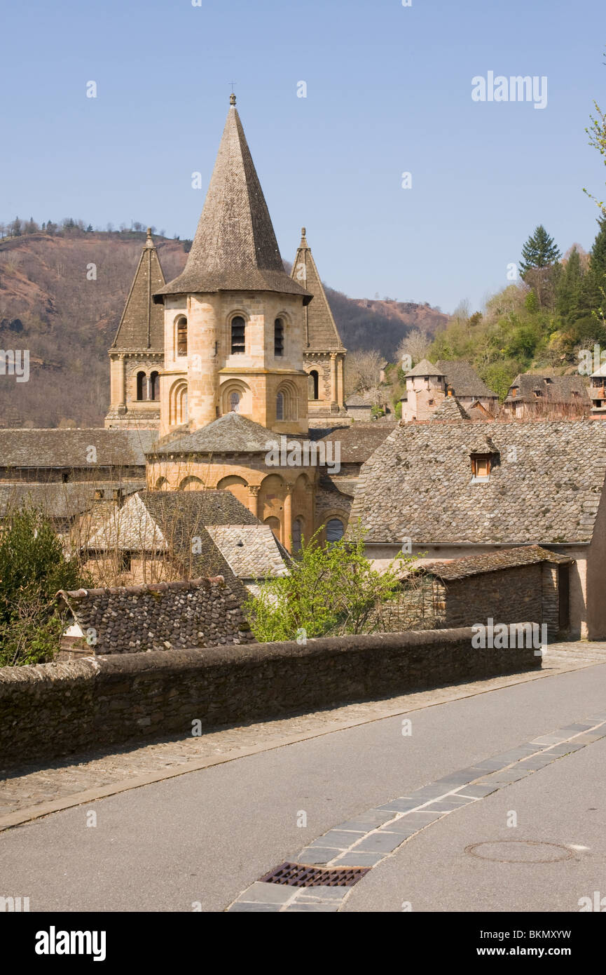 The Church of St Foy with Ancient Romanesque Architecture in the ...