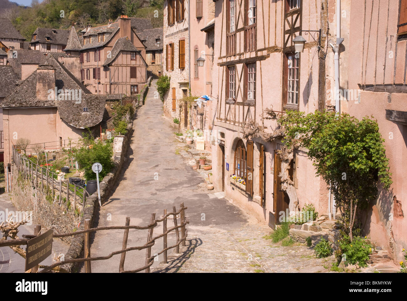 Beautiful Old Romanesque and Renaissance Buildings in Conques Aveyron ...