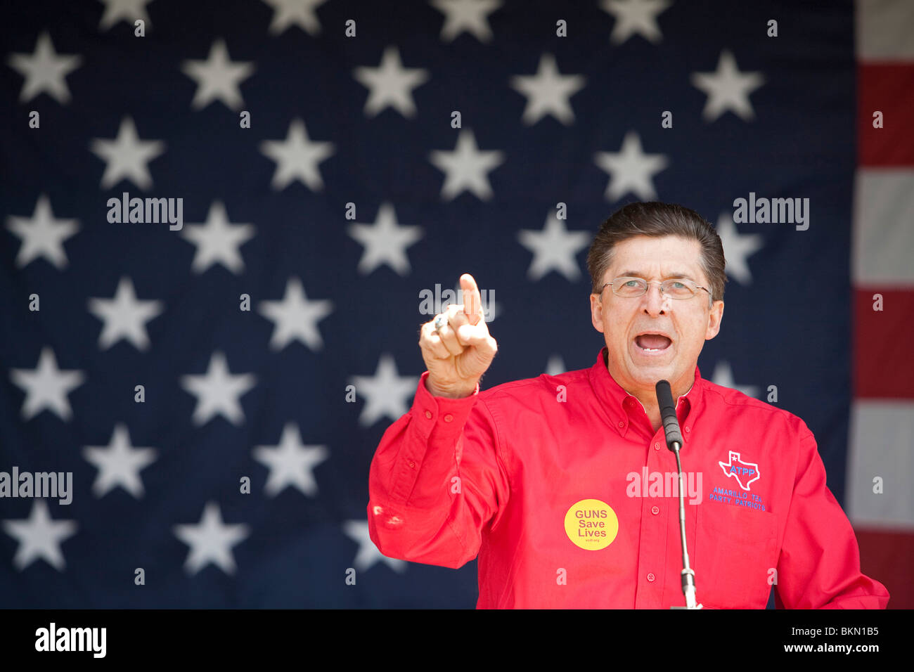 Former Arizona Sheriff Richard Mack at Pro-Gun Rally Stock Photo - Alamy