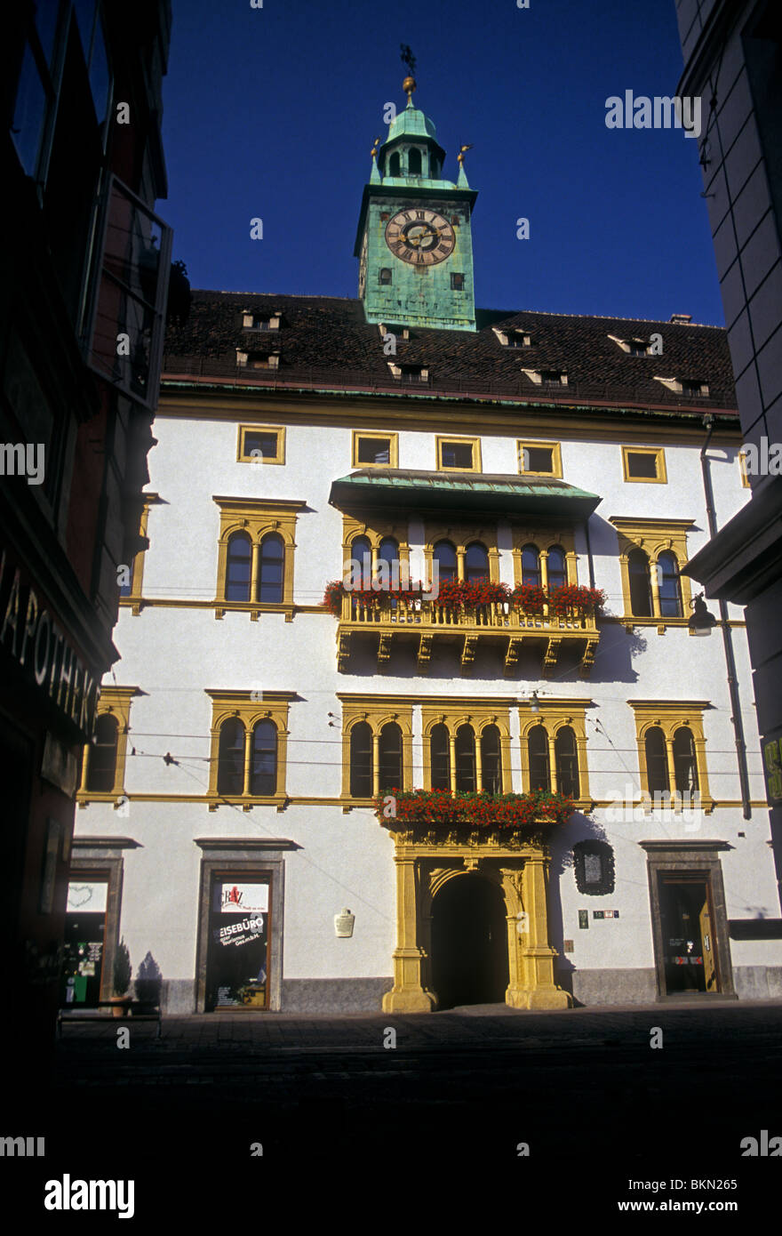 Landhaus, Styrian Parliament, city of Graz, Graz, Styria State Stock ...