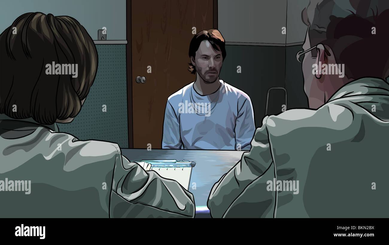 A SCANNER DARKLY (2006) (ANI) KEANU REEVES SCDK 001-21 Stock Photo - Alamy
