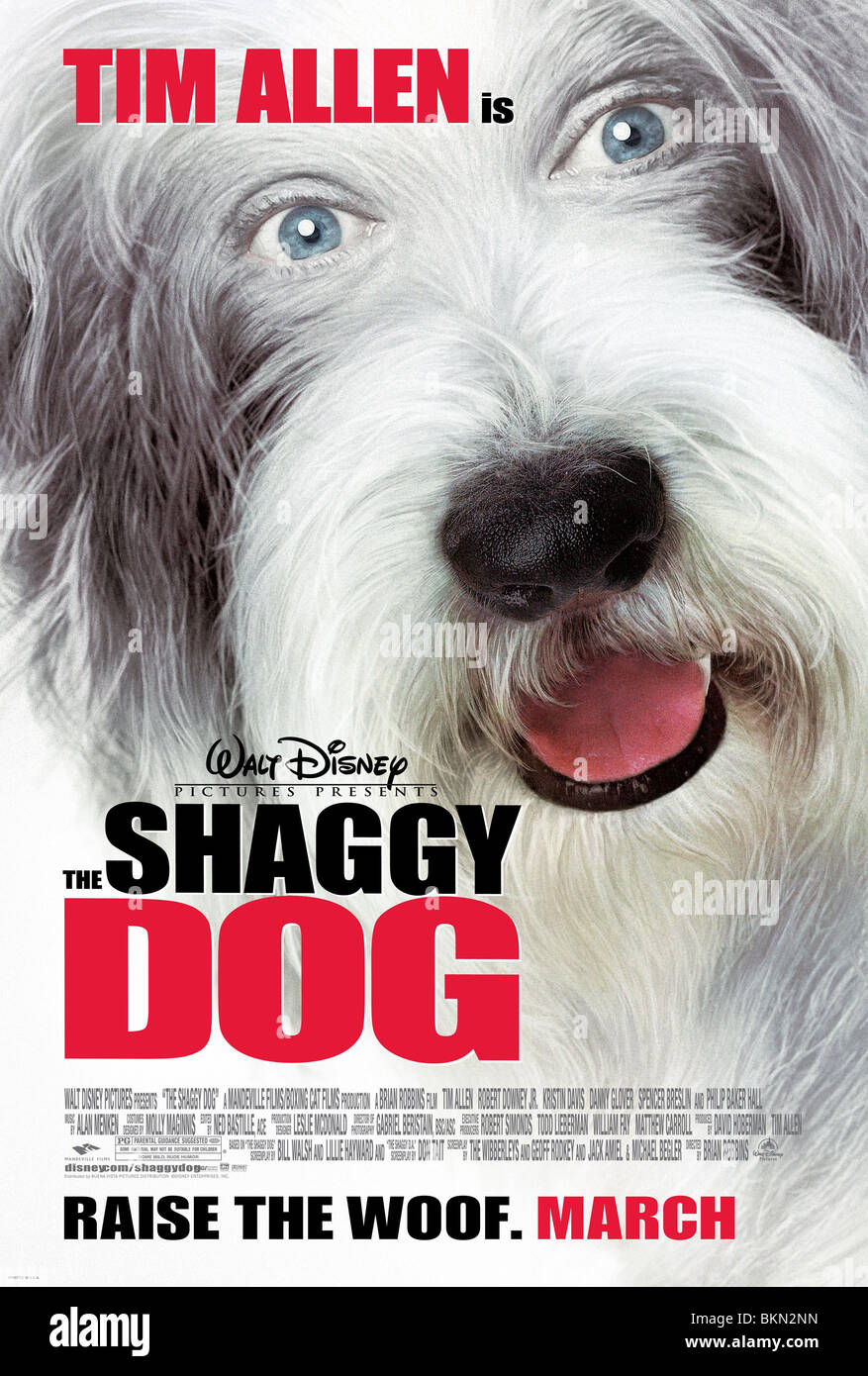 THE SHAGGY DOG (2006) POSTER CREDIT DISNEY SHGG 001-32 Stock Photo - Alamy