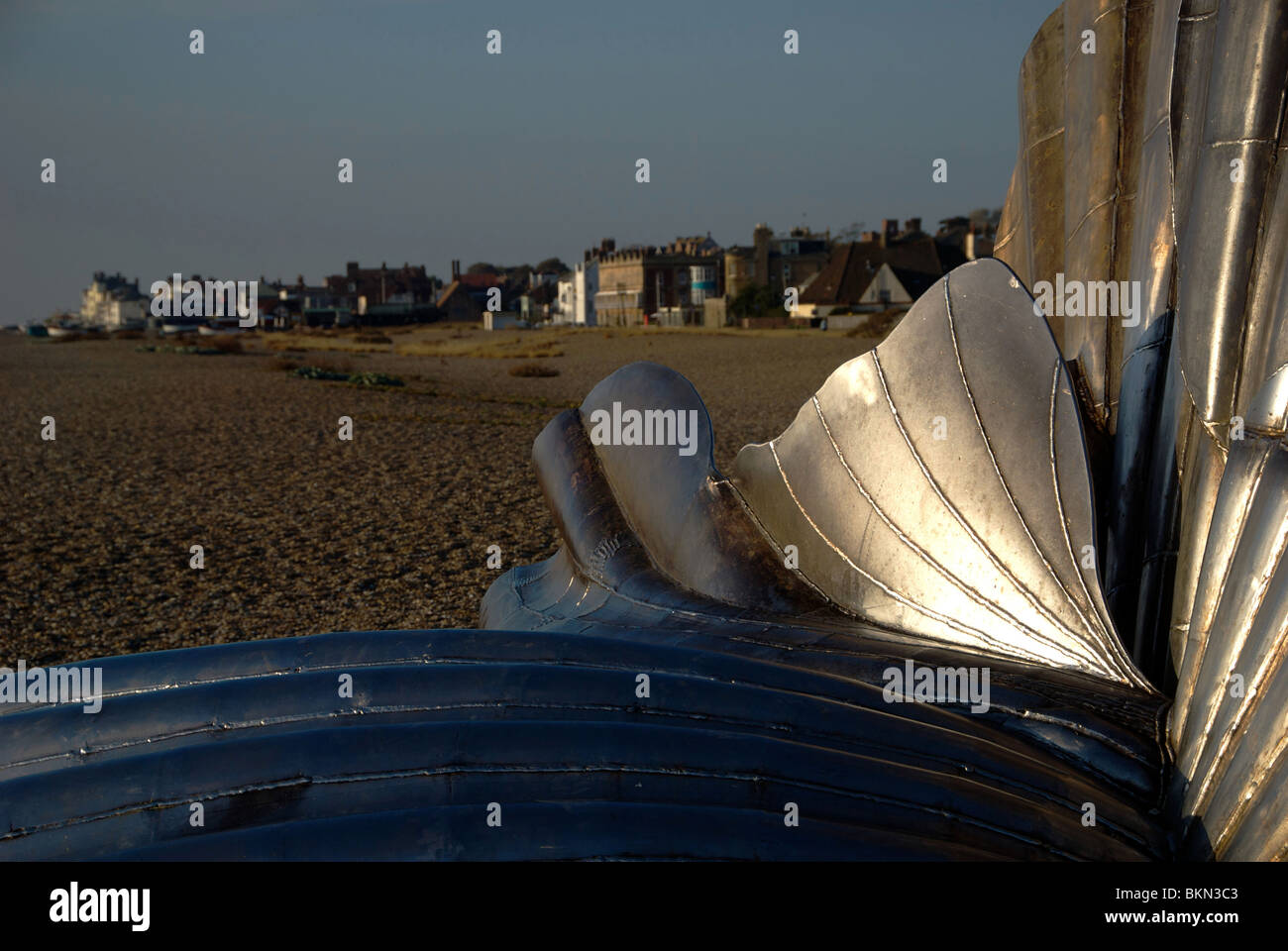 Maggie Hamblin Shell Sculpture Aldeburgh Suffolk UK Beach Sea Front ...