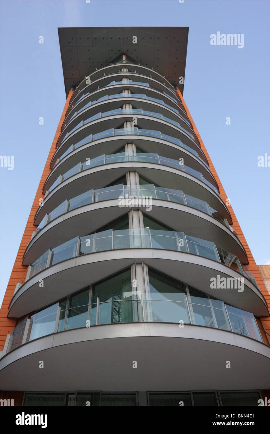 Low level angled aspect of The Munkenbeck Building in Hermitage Street ...