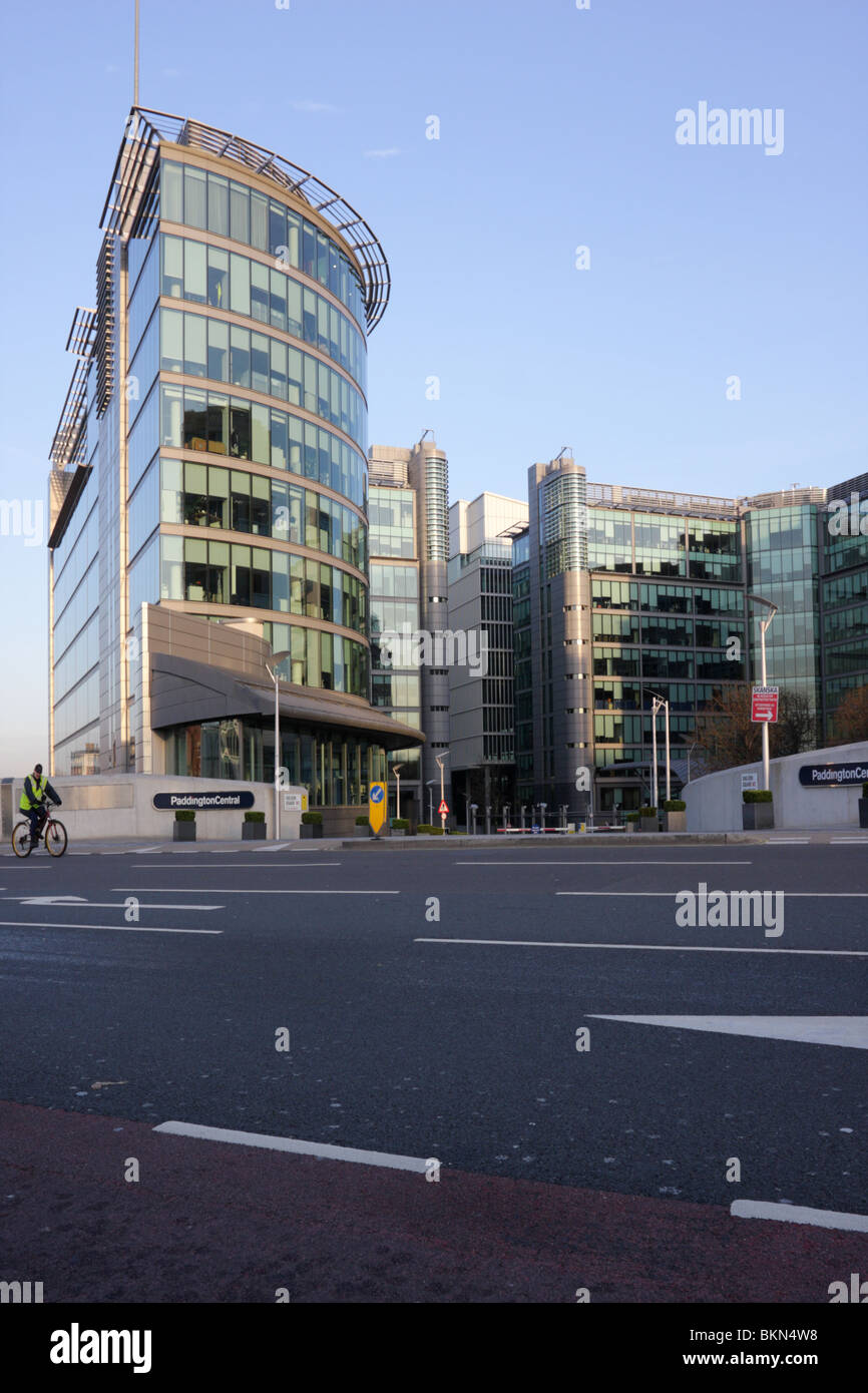 Viewed from Bishops Bridge this western elevation of the development ...