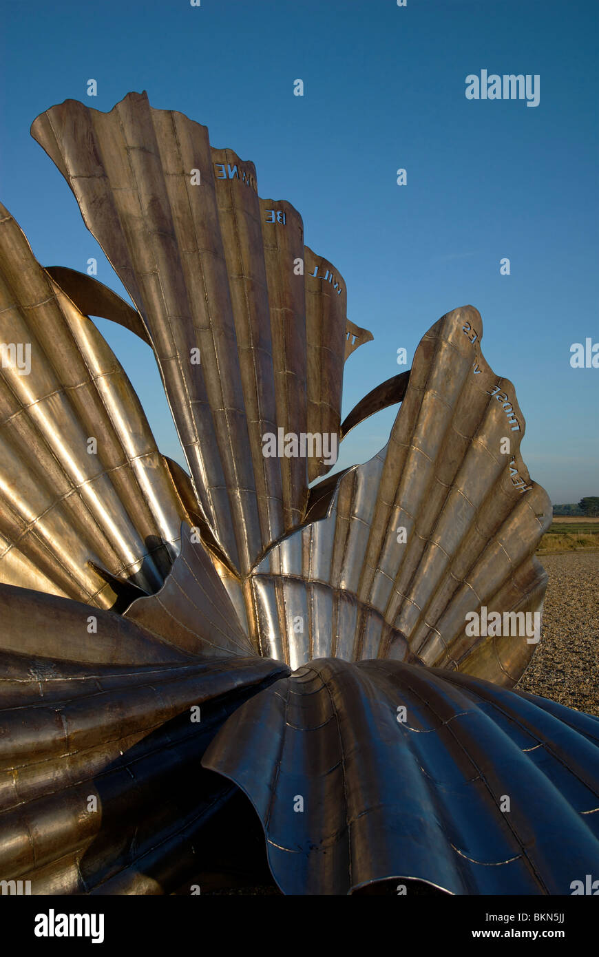 Maggie Hamblin Shell Sculpture Aldeburgh Suffolk UK Beach Sea Front ...