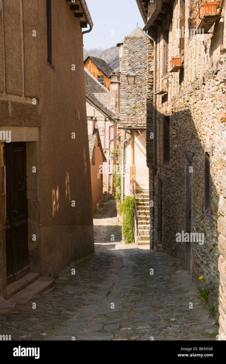 Beautiful Old Romanesque and Renaissance Buildings in Conques Aveyron ...