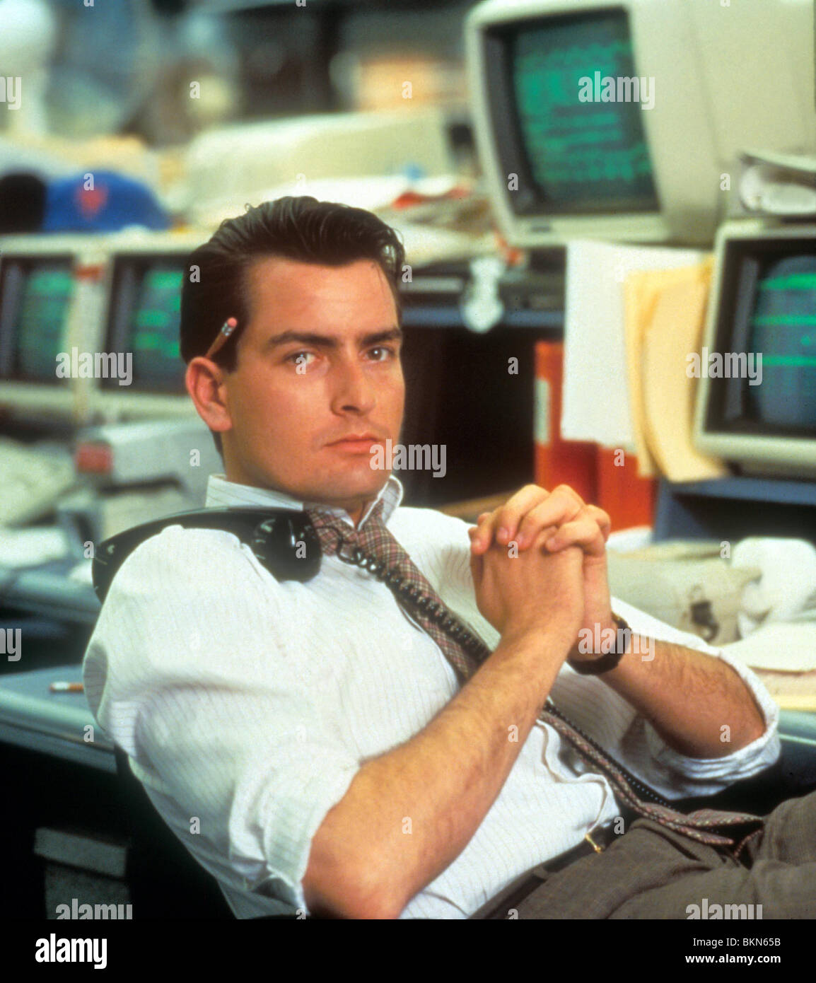 WALL STREET -1987 CHARLIE SHEEN Stock Photo - Alamy