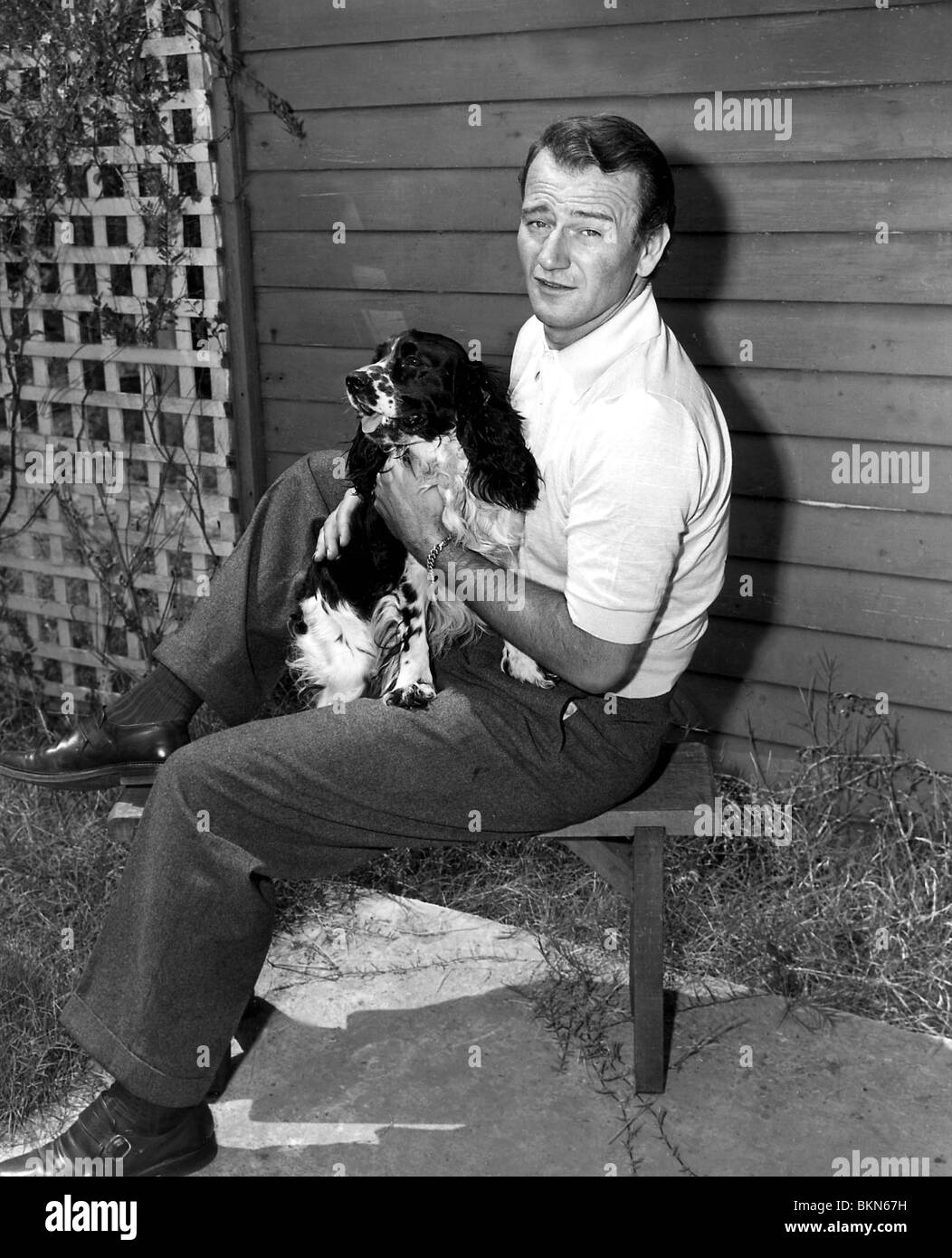 JOHN WAYNE PORTRAIT Stock Photo - Alamy