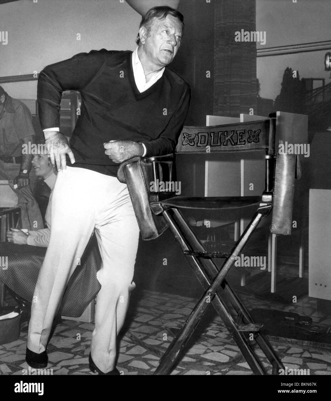 JOHN WAYNE PORTRAIT Stock Photo - Alamy