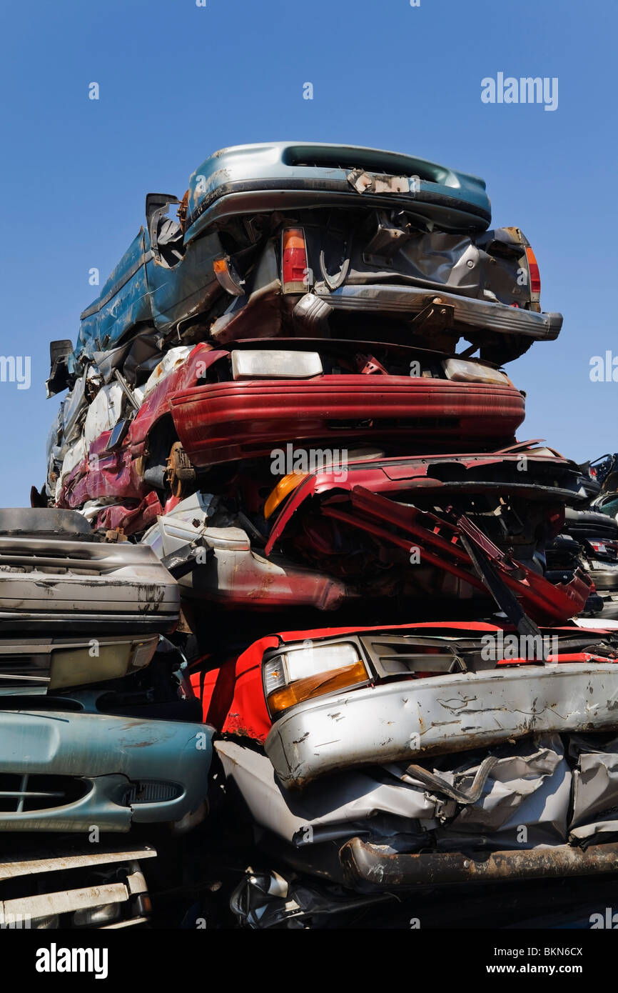 Crushed Motor Vehicles High Resolution Stock Photography and Images - Alamy