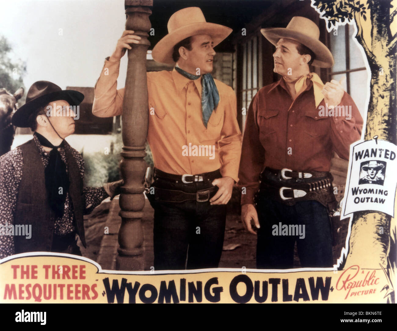 WYOMING OUTLAW (1939) POSTER RAYMOND HATTON, JOHN WAYNE, RAY CORRIGAN ...