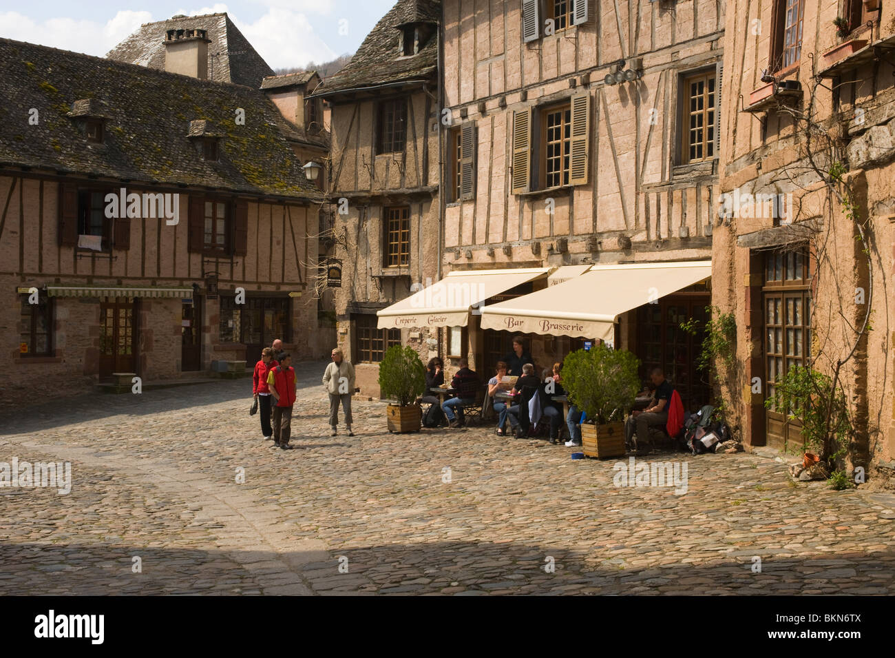 Beautiful Medieval Romanesque Architecture in Place de L'Eglise in ...