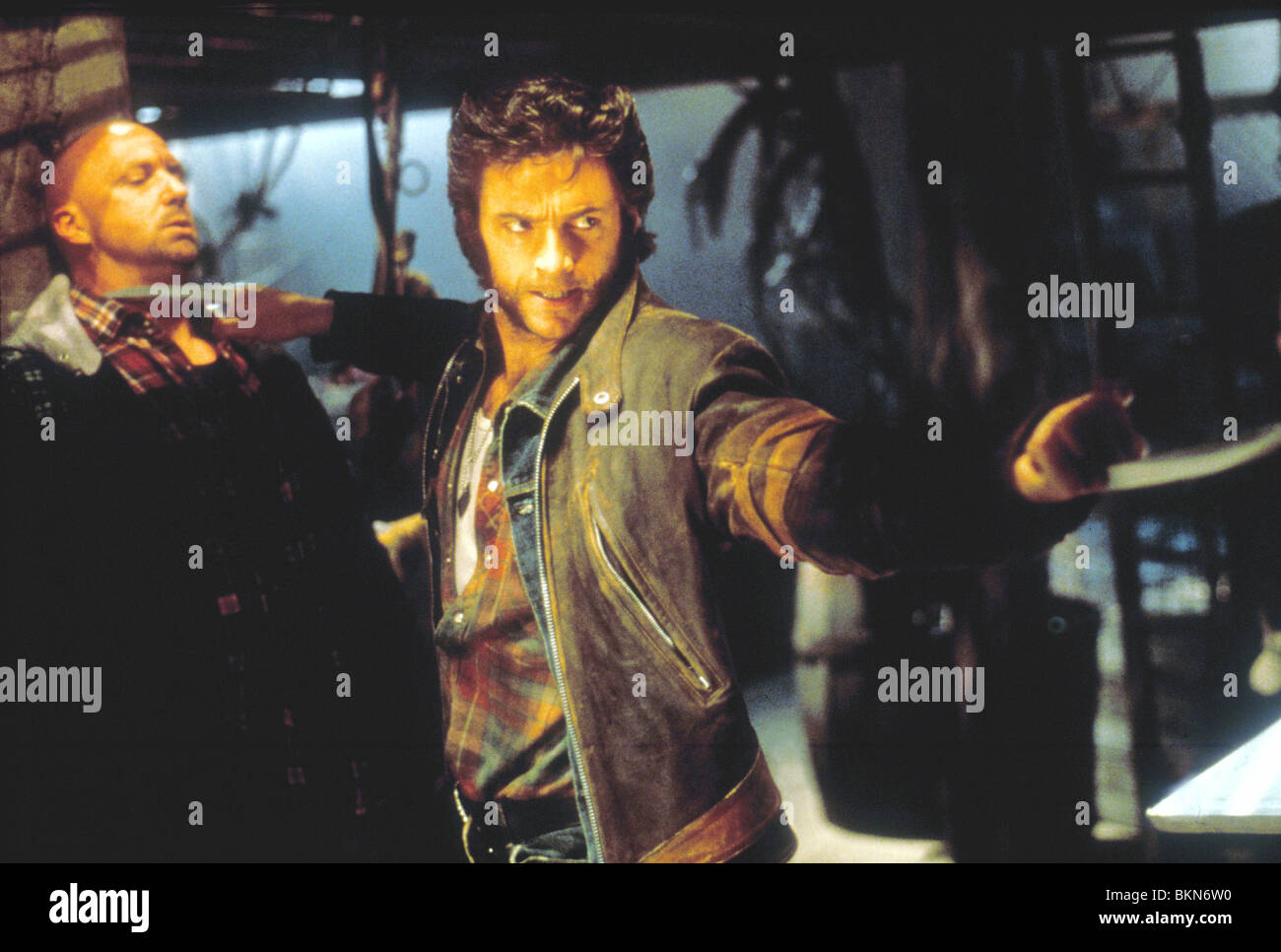 X-MEN (2000) HUGH JACKMAN, WOLVERINE MENX 072 Stock Photo - Alamy