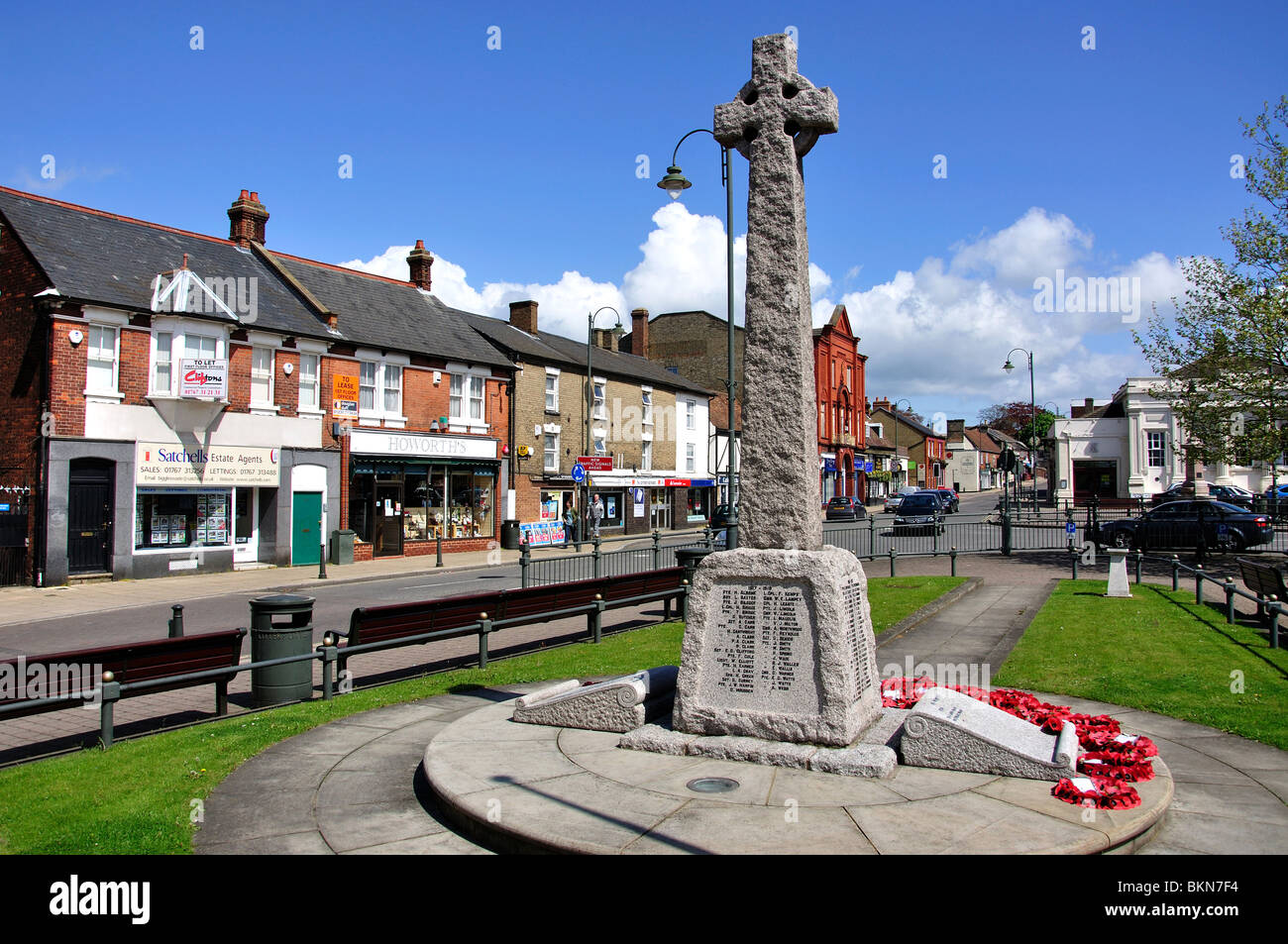 Market Square, Biggleswade, Bedfordshire, England, United Kingdom Stock ...