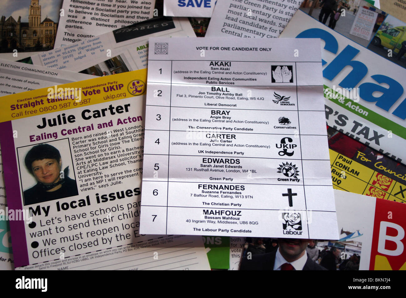 Postal voting form hi-res stock photography and images - Alamy