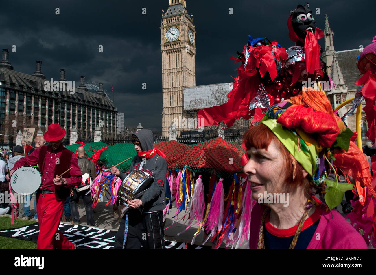 Mayday Meltdown London 2010 Democracy Village moves into Parliament ...