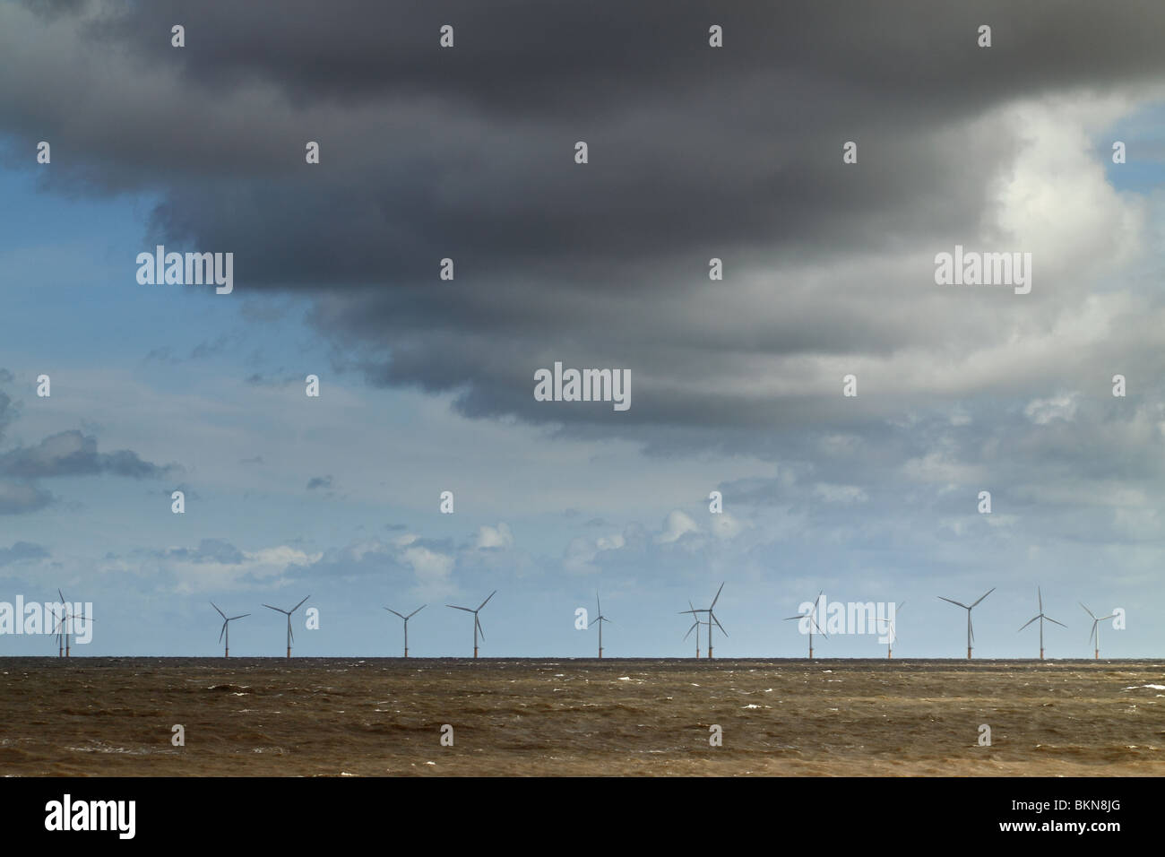 Offshore wind turbines at Skegness in Lincolnshire, England Stock Photo - Alamy