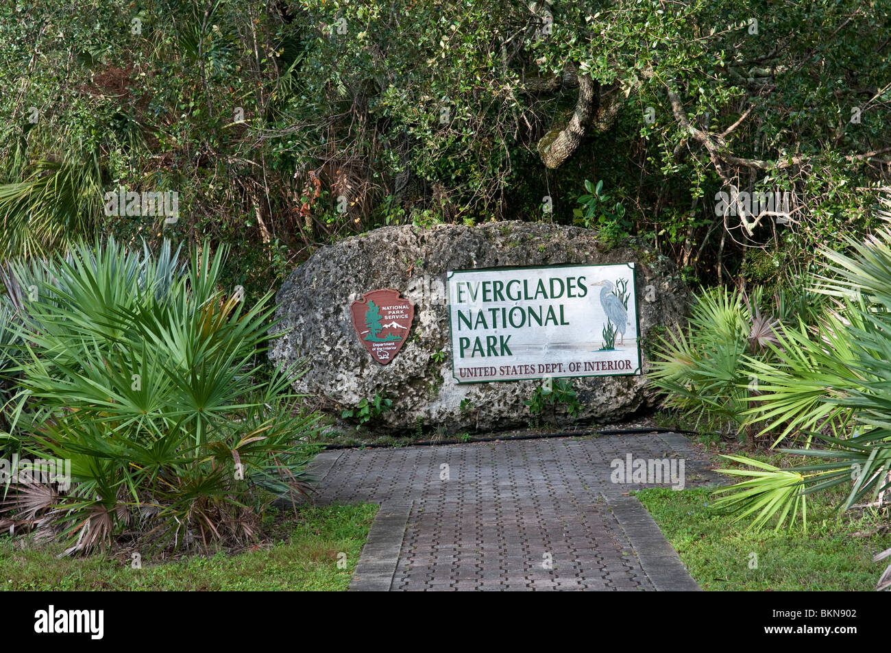 Everglades national park sign florida hi-res stock photography and ...
