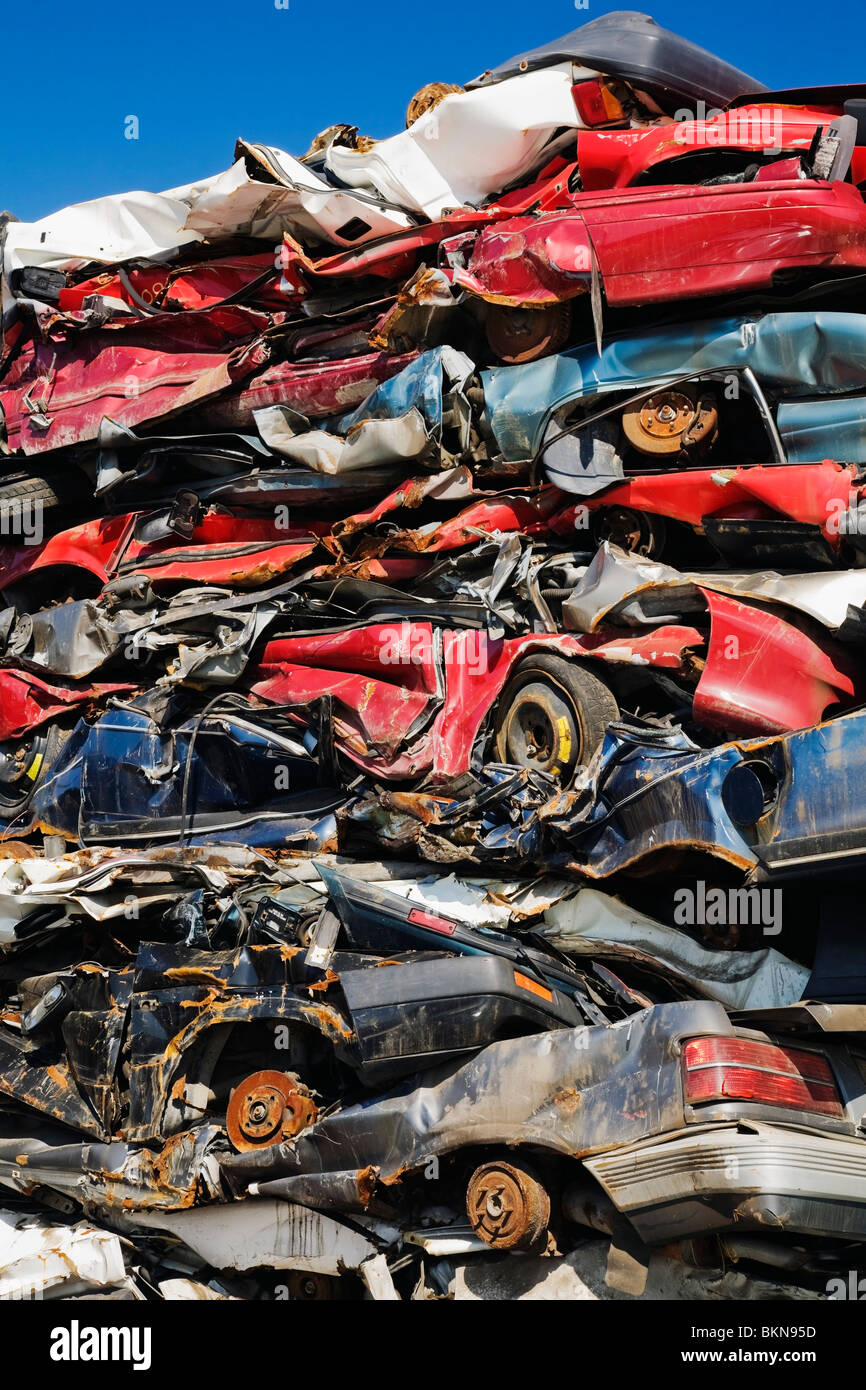 Crushed Motor Vehicles High Resolution Stock Photography and Images - Alamy