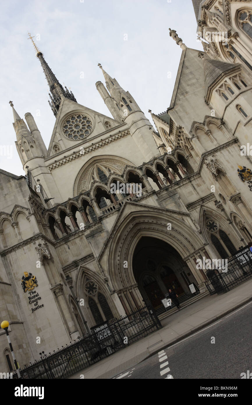 The imposing main entrance to the George Edmund Street designed Royal ...