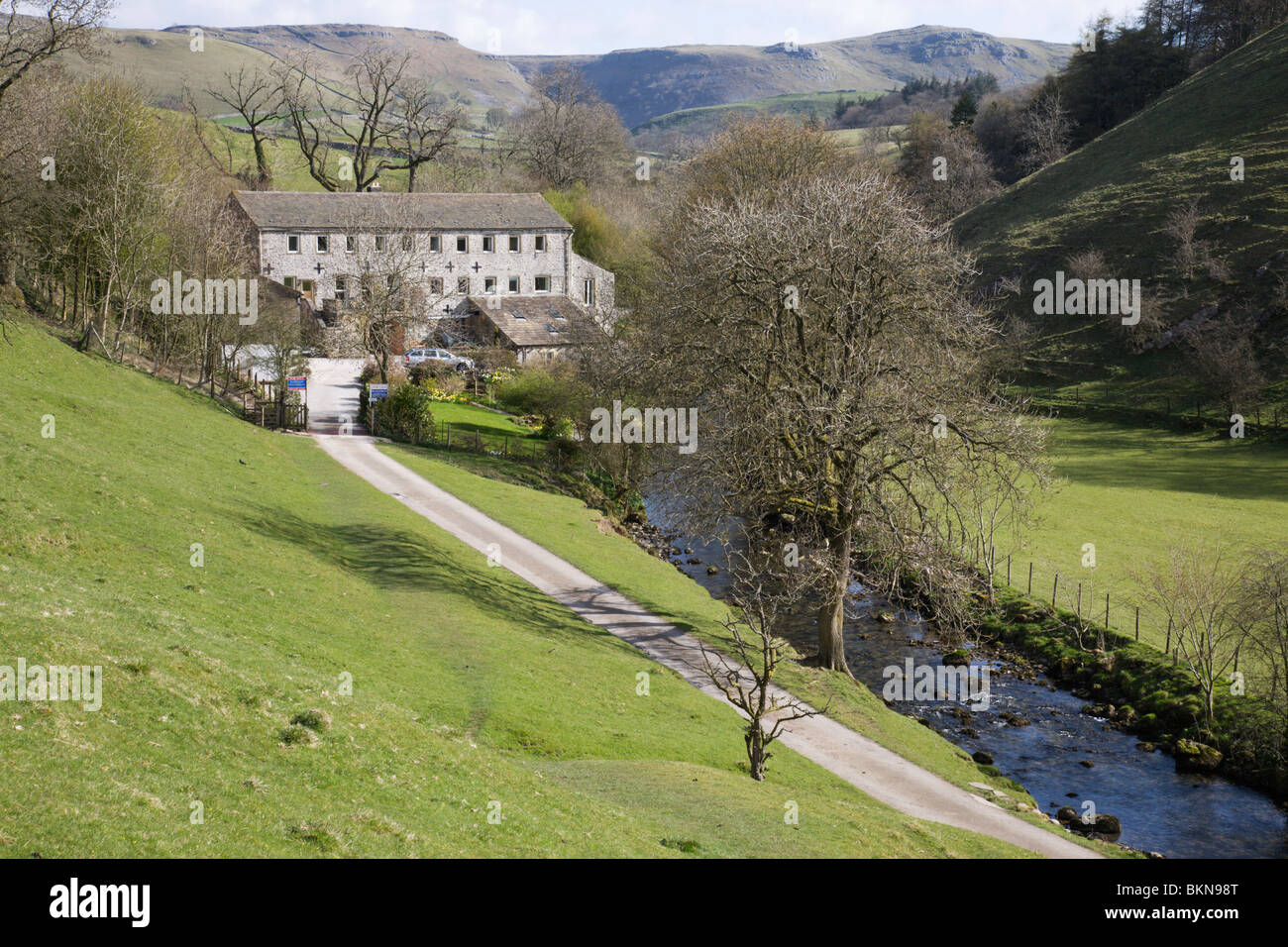 Scalegill Mill at Hanlith, "Yorkshire Dales", England, UK Stock Photo ...