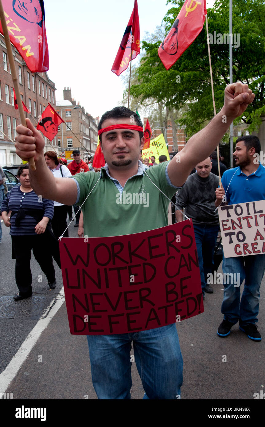 Kurdish march london hi-res stock photography and images - Alamy
