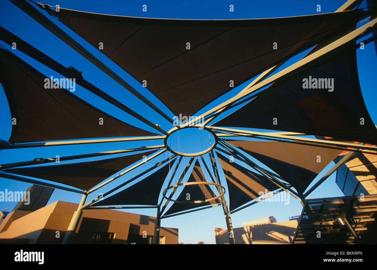 Canopy over public plaza in Phoenix, Arizona, USA Stock Photo - Alamy