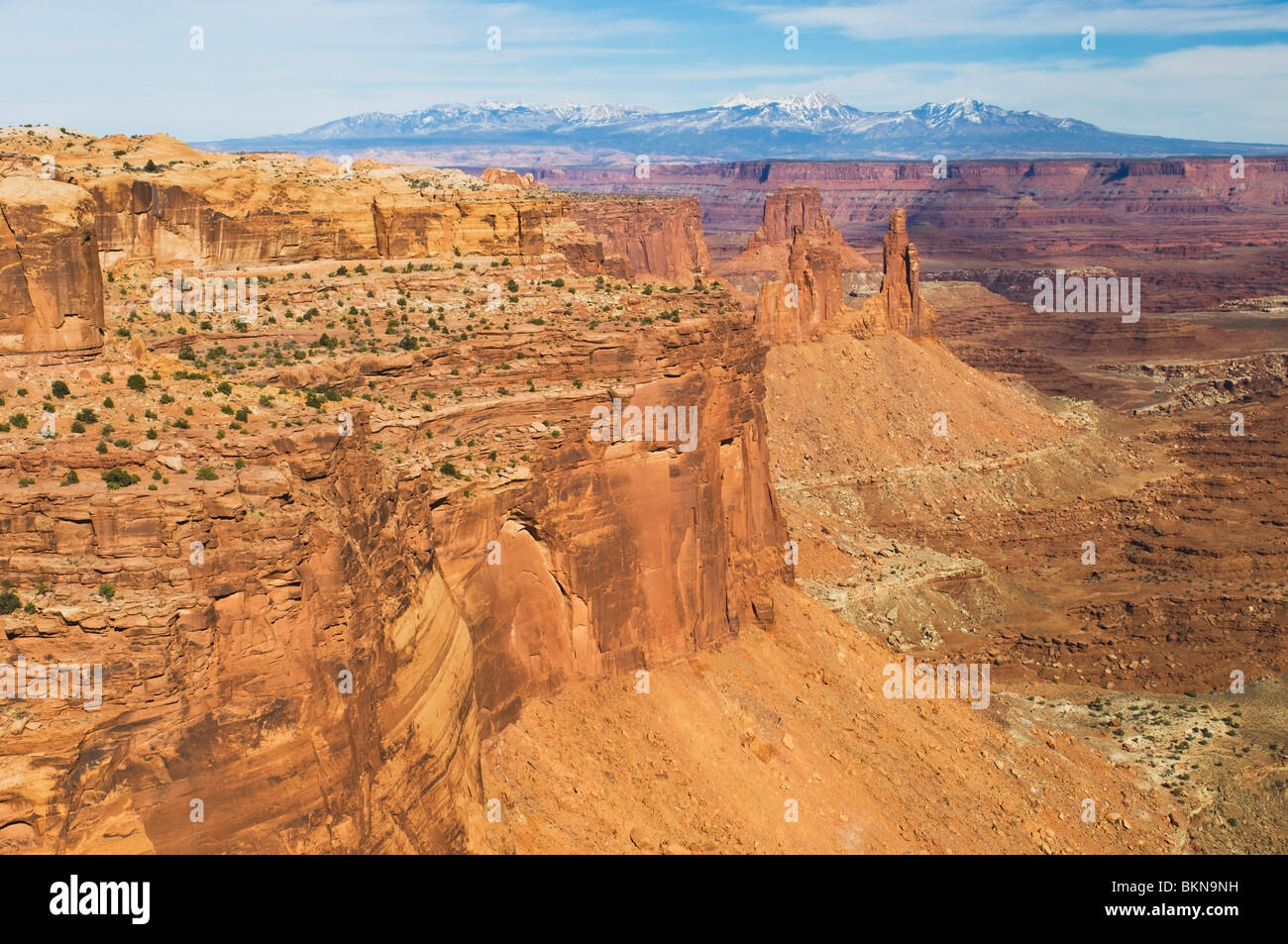 Utah, United States Of America; Buck Canyon And Washer Woman Arch In ...