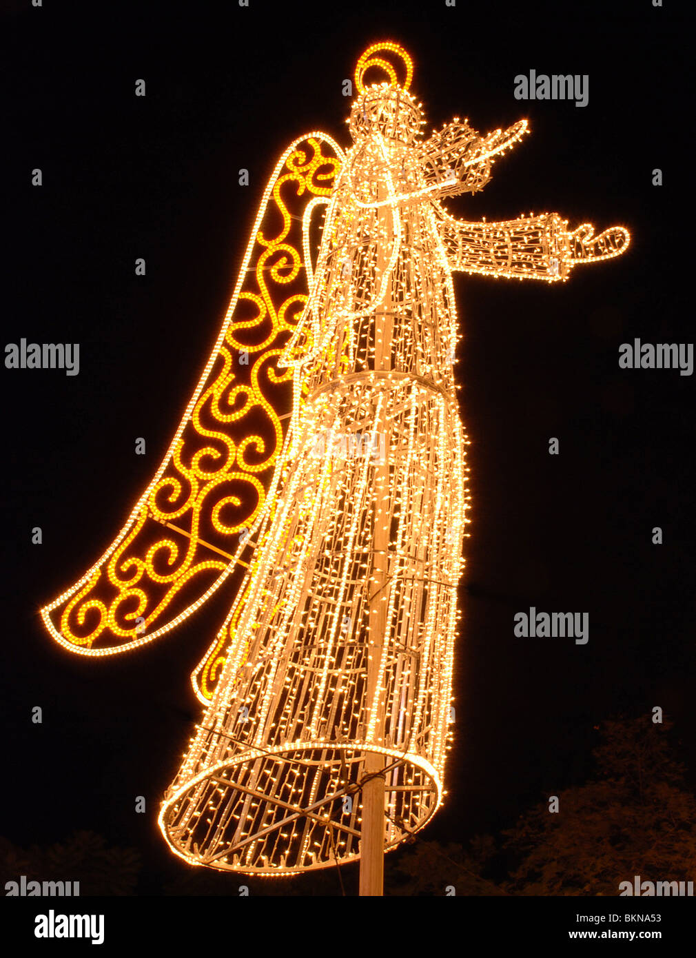 Angel of Lights Stock Photo - Alamy