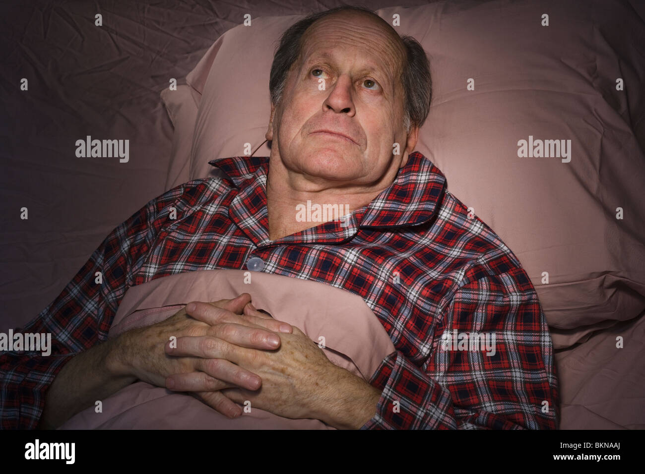 Person having trouble sleeping hi-res stock photography and images - Alamy