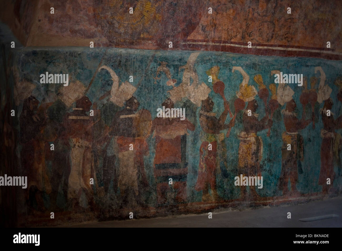 Bonampak mural hi-res stock photography and images - Alamy