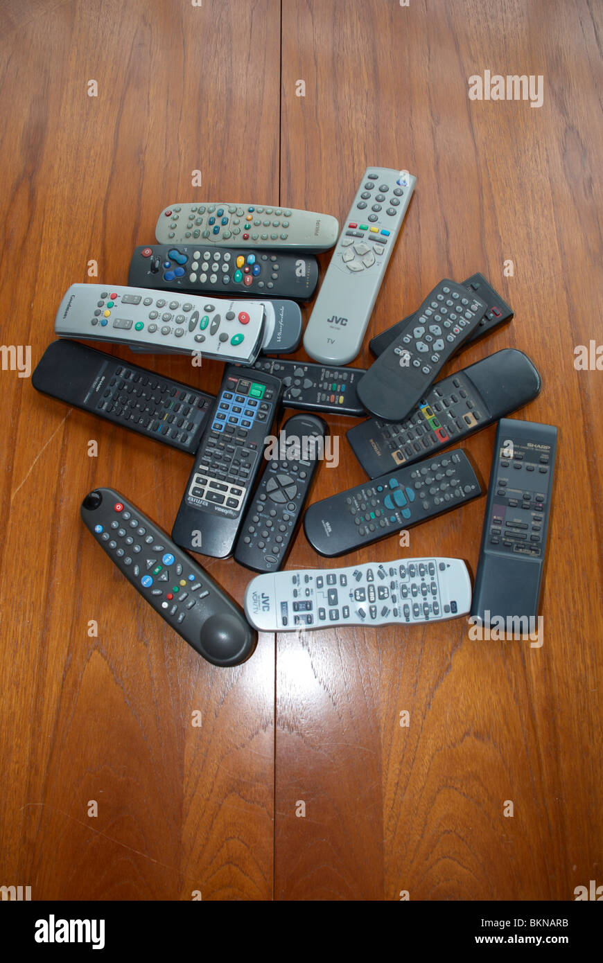 Dirty tv remote controls hi-res stock photography and images - Alamy
