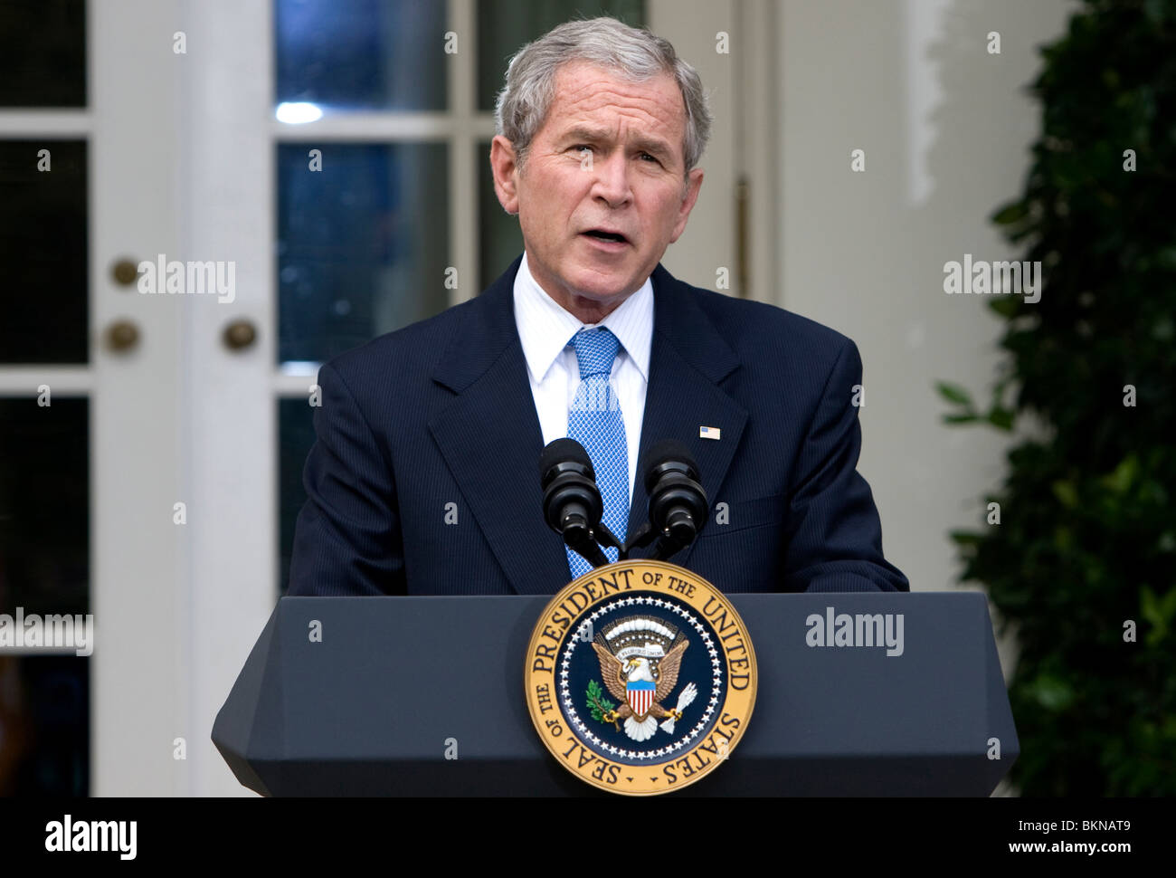 President George W. Bush Stock Photo - Alamy