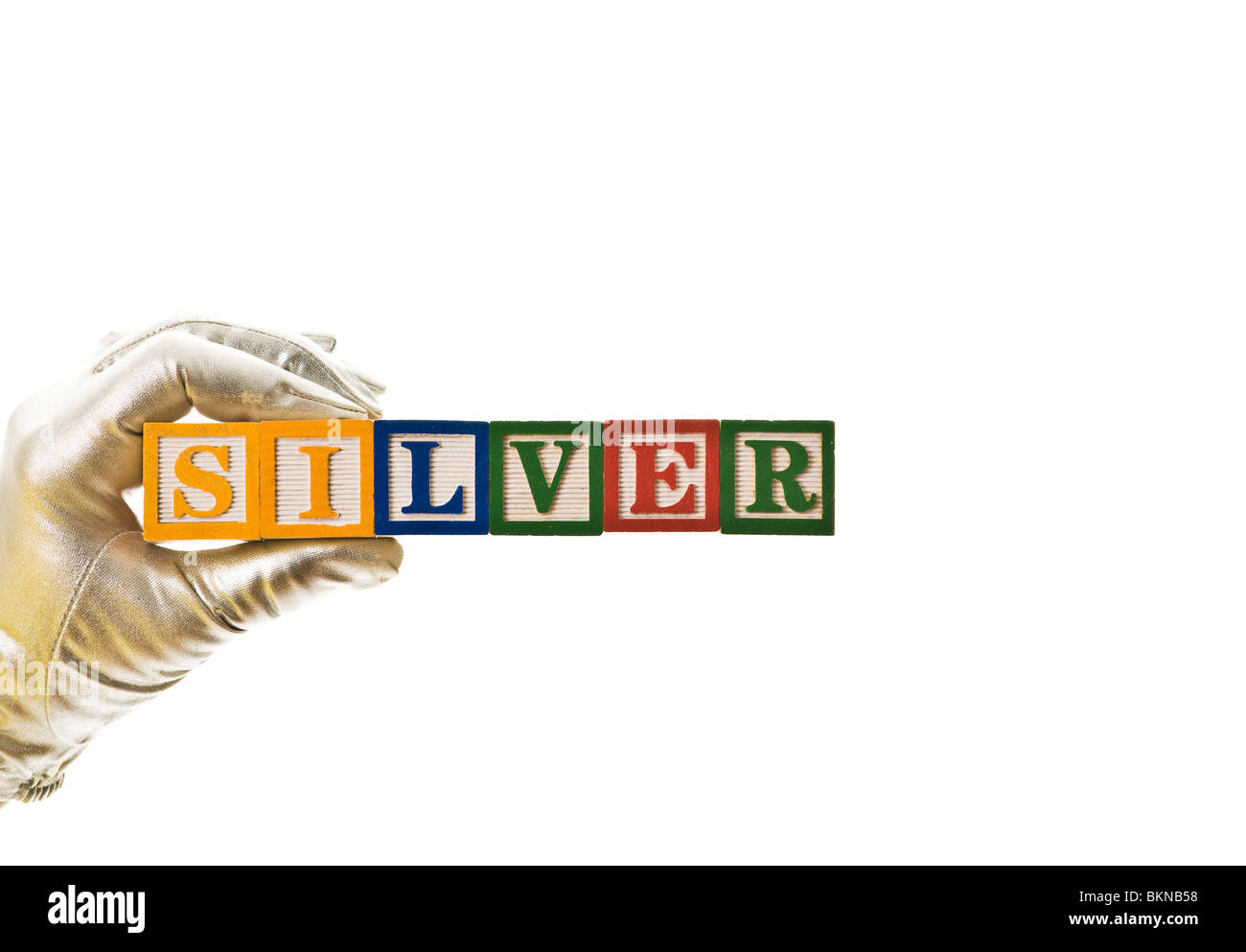 Silver blocks hi-res stock photography and images - Alamy