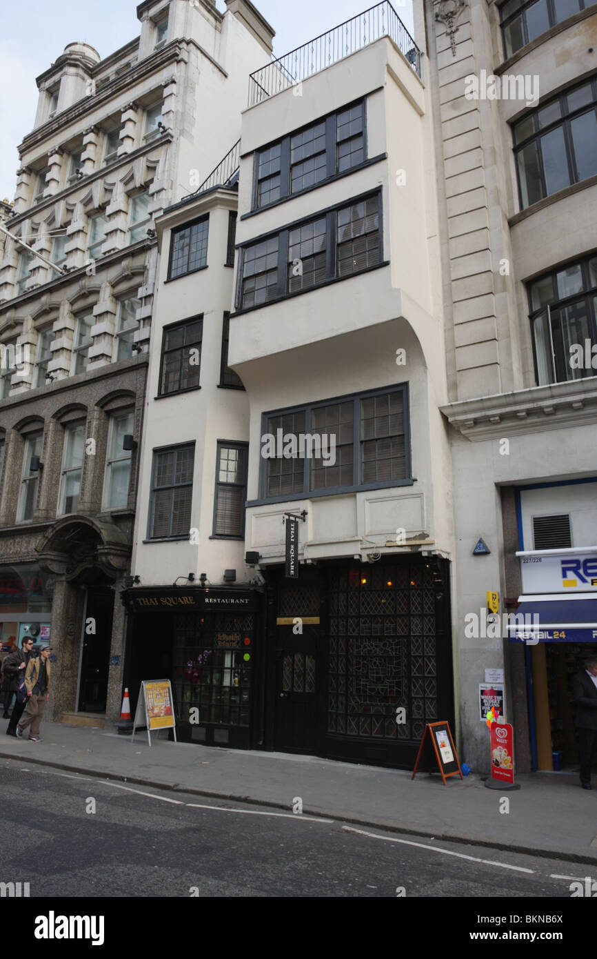 This building in the Strand is one of the only buildings in the street ...