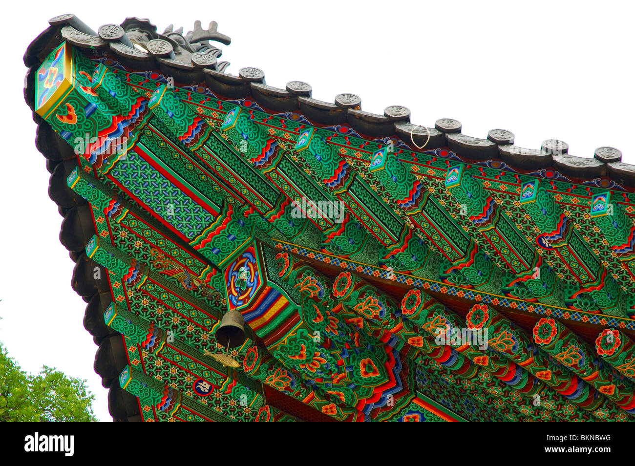 Roof Decoration at Jogyesa Temple in Seoul, South Korea, Gyeonji-dong ...