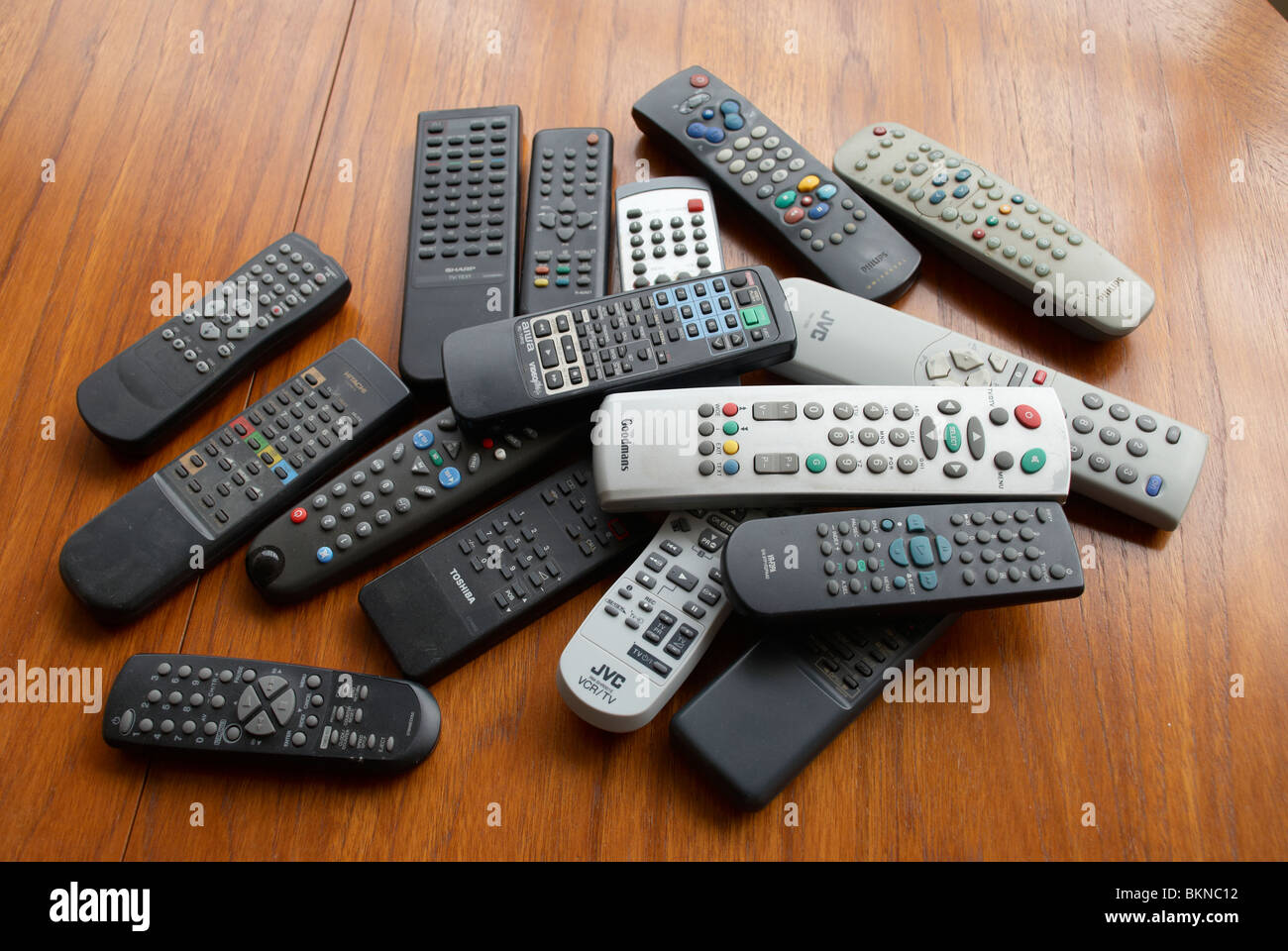 Dirty tv remote controls hi-res stock photography and images - Alamy